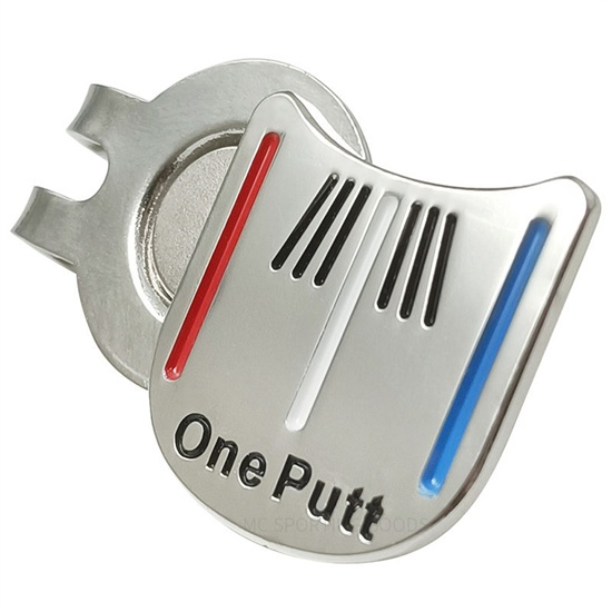 One Putt Golf Ball Markers with Magnetic Hat Clips Divot Tool ...